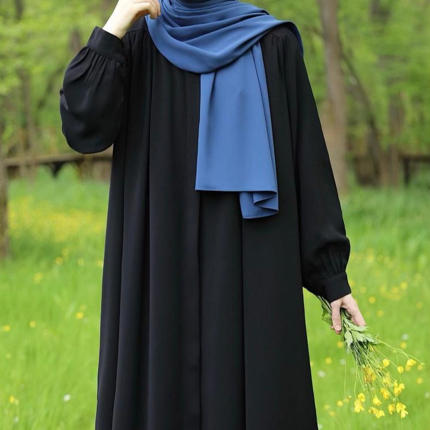 Jual GF - INDIGO BLACK || GAMIS JET BLACK HIGH QUALITY || fashion ...