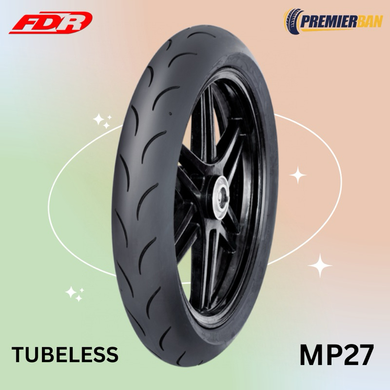 Jual BAN MOTOR FDR MP27 RING 17 90/80-17 // BAN TUBLESS RACE COMPOUND // BAN MOTOR SUPRA,JUPITER ...