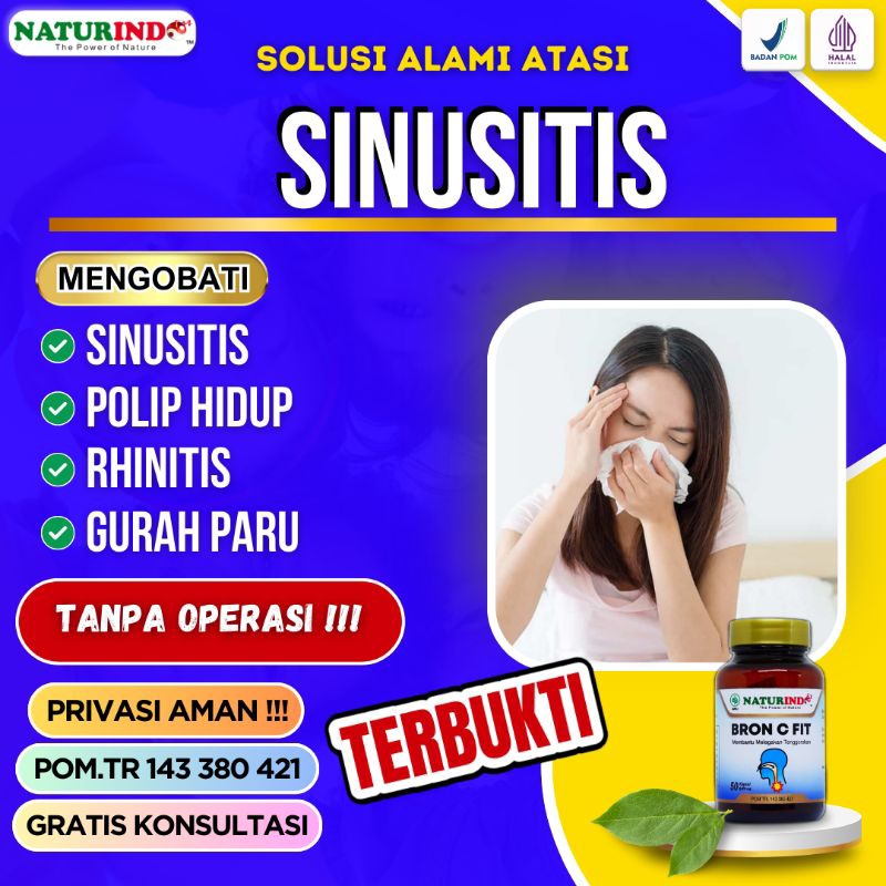 Jual Obat Sinusitis Obat Sinus Rhinitis Gurah Paru Obat Sesak Napas ...