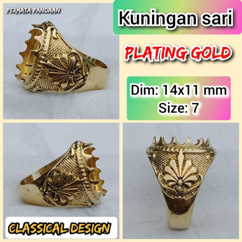 Jual emban batu akik dan permata Kuningan sari.28 | Shopee Indonesia