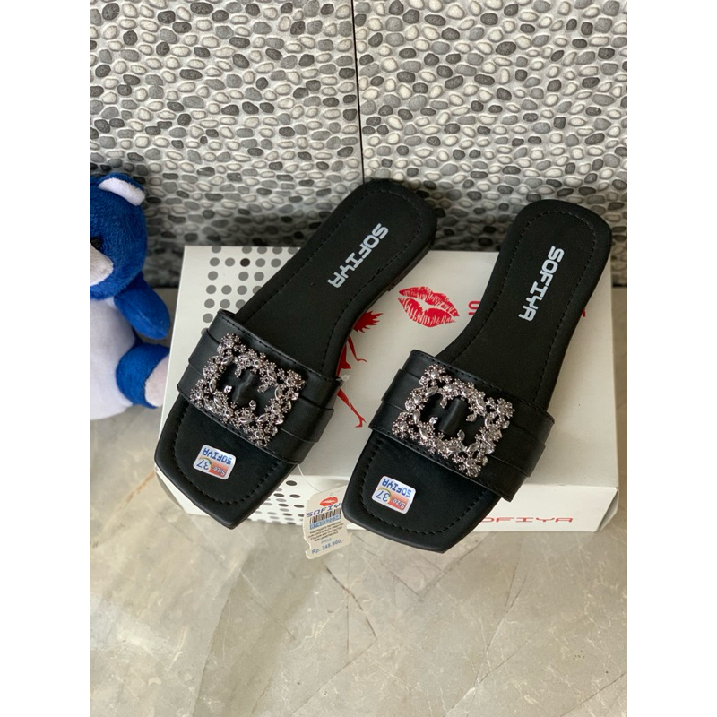 Jual Sandal Wanita Slop Model Terbaru Sendal | Shopee Indonesia