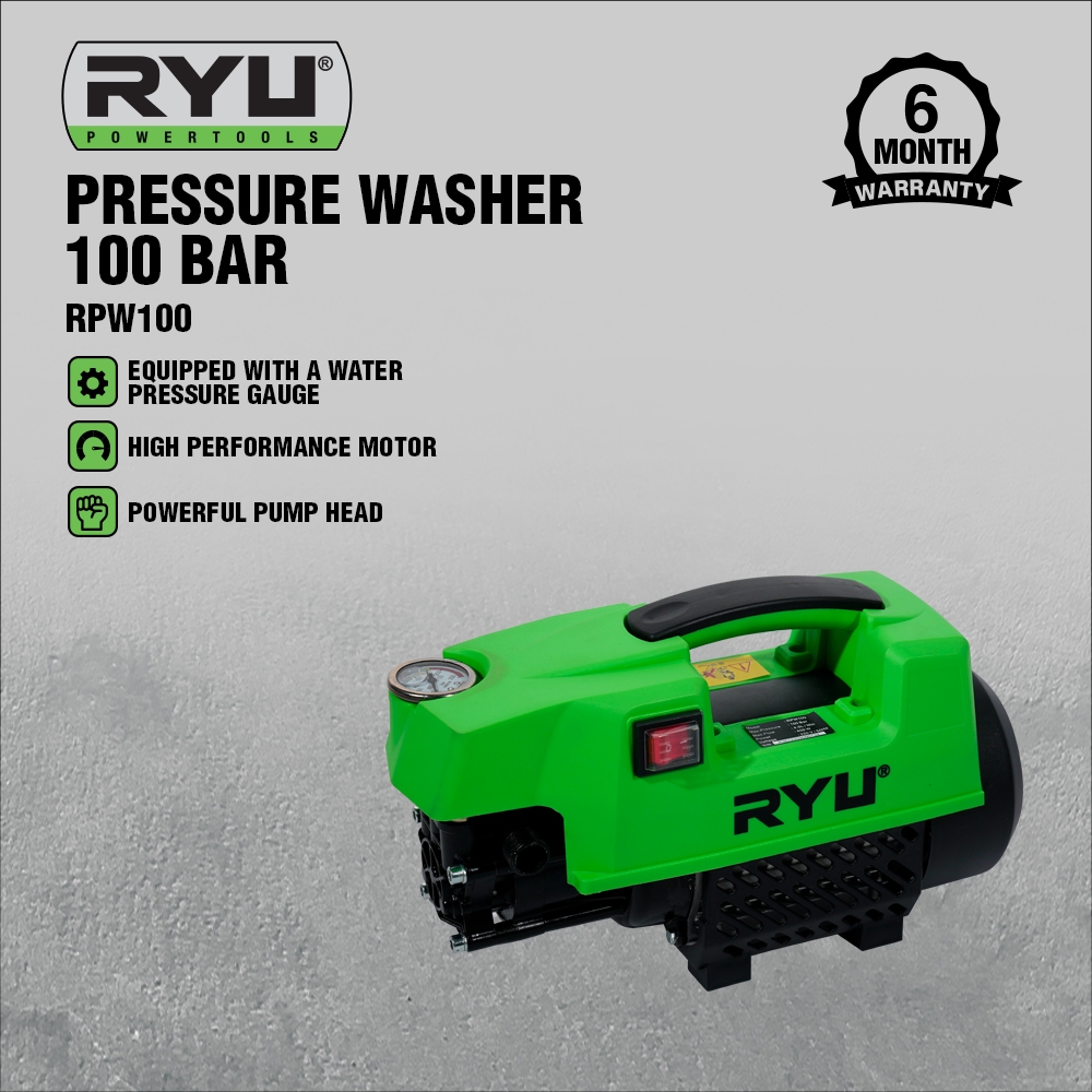 Jual RYU (UN) PRESSURE WASHER 100 BAR | Shopee Indonesia