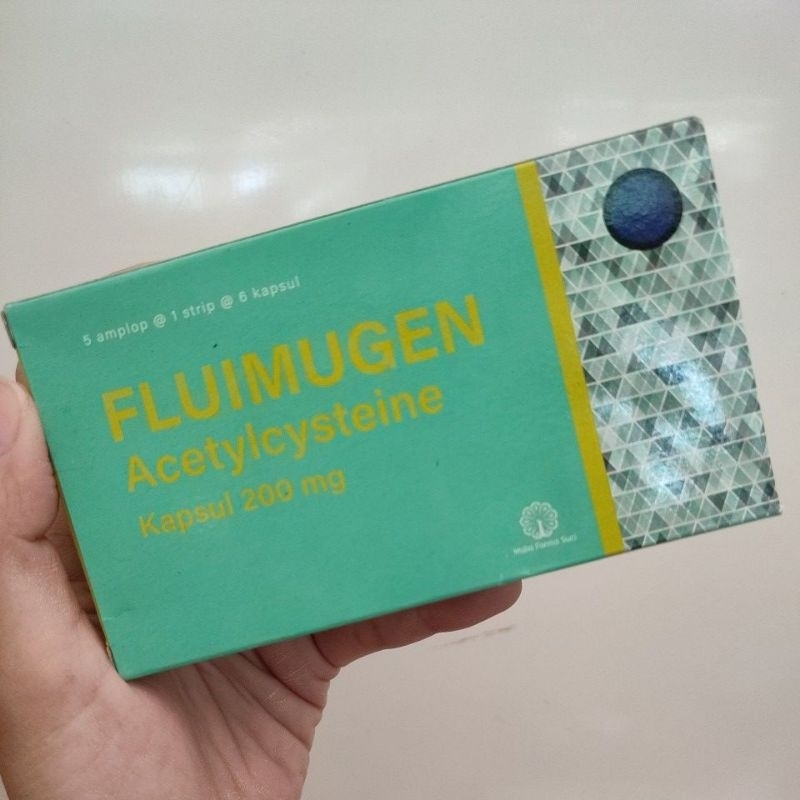 Jual FLUIMUGEN strip 6 kapsul pengencer dahak | Shopee Indonesia
