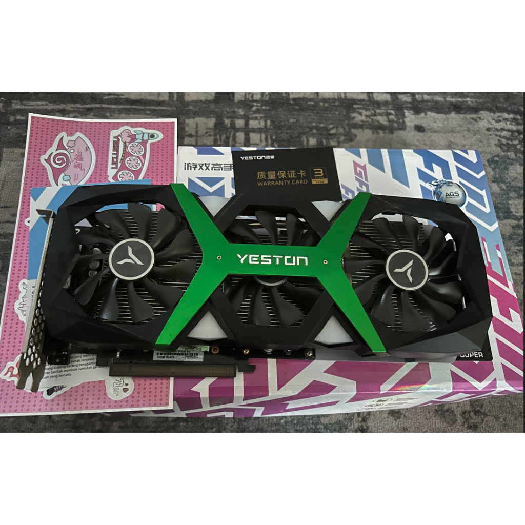 Jual vga rtx 2060 super yeston triple fan 8gb gddr6 256bit garansi ...