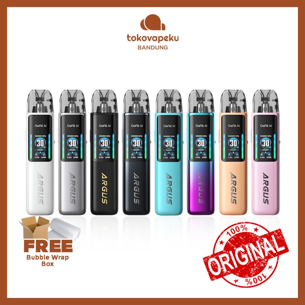 Jual ARGUS G2 POD KIT 1000MAH POD ARGUS G2 KIT 30W ORIGINAL by VOOPOO ...