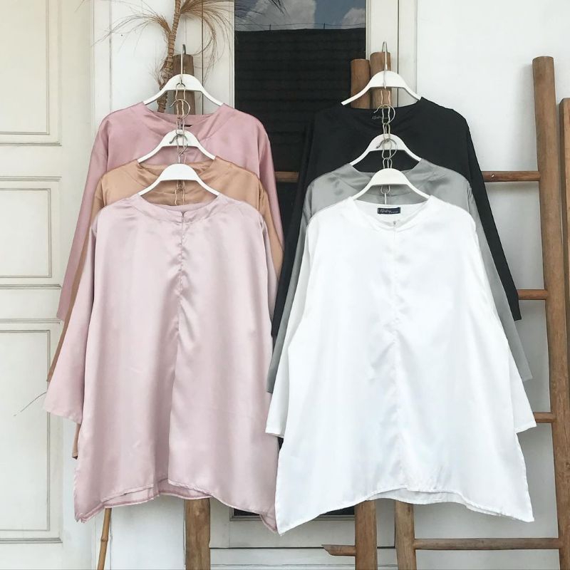 Jual INNER /BLOUSE SATIN | Shopee Indonesia