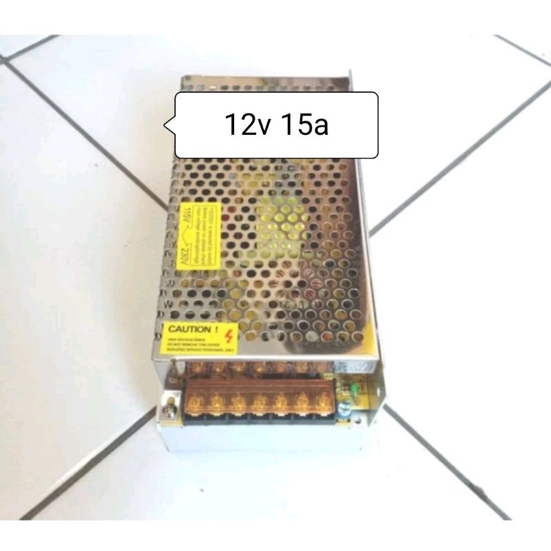 Jual switching power supply 12v 15a high quality 12 volt 15 ampere ...