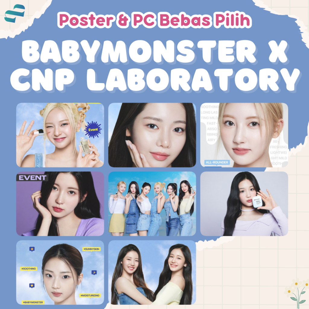 Jual Poster BABY MONSTER X CNP Laboratory - Poster Kpop A4 A5 A6 Murah ...