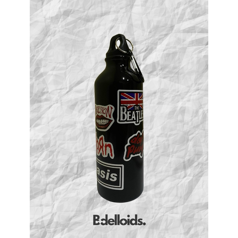 Jual Bottle Bdelloids Skena Black / Botol Alumunium / Botol Alumnium ...