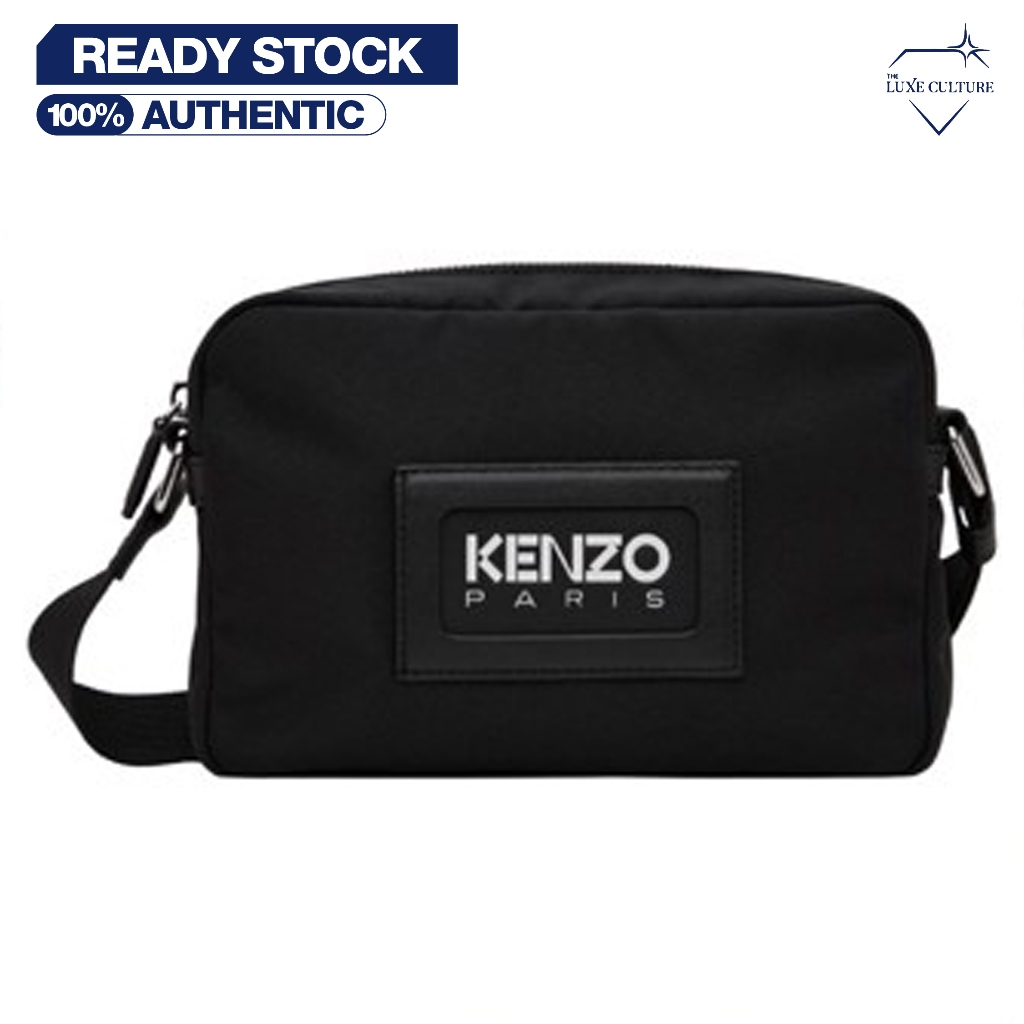Jual Kenzo Logo Embossed Shoulder Bag / Tas Branded Original | Shopee ...