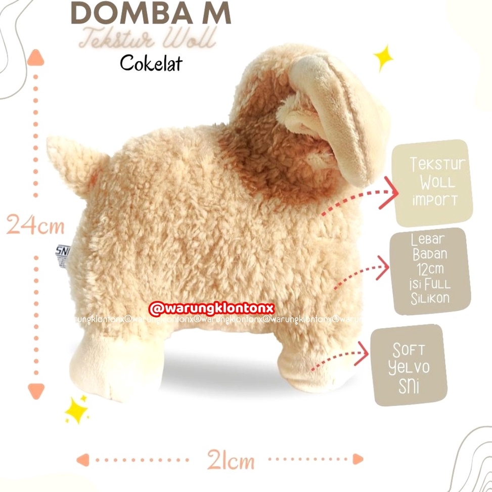Jual Produk Keren OM Boneka Domba M Tanduk Lucu Berkualitas | Shopee ...