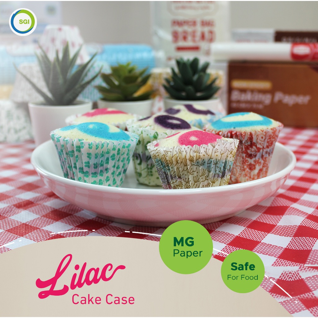 Jual [1000 pcs] Random Motif Cake Case/Cup Cake/Kertas Kue/Muffin/Lilac ...