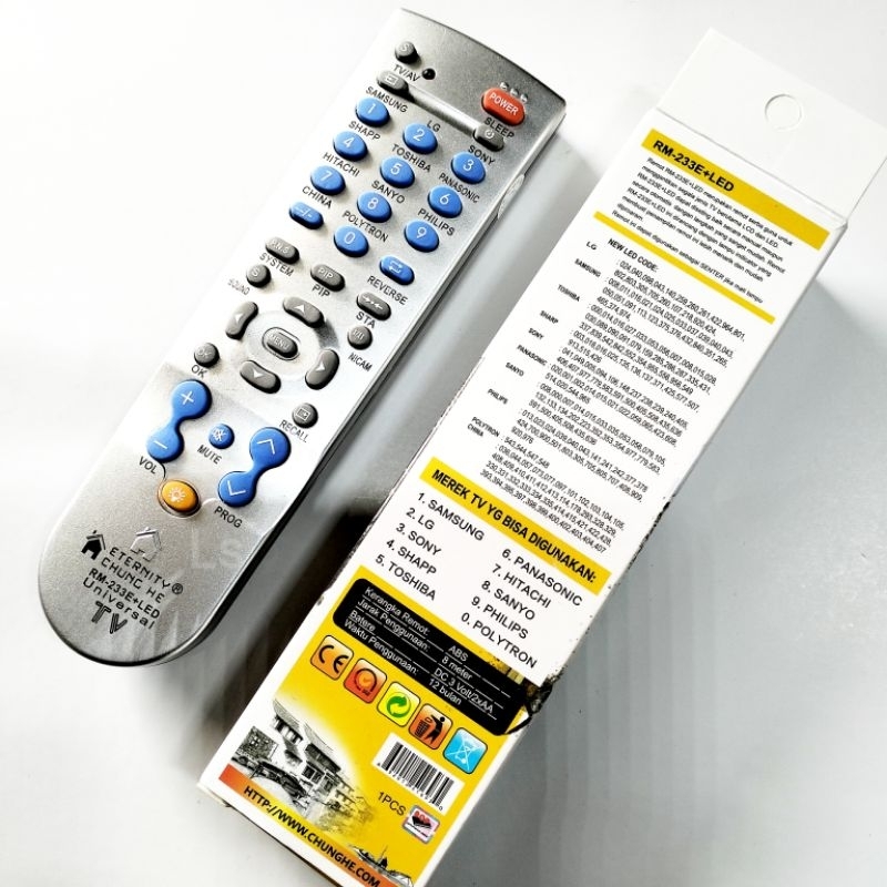 Jual Remot Multi Tv tabung dan LED. LG SAMSUNG PANASONIC SHARP POLYTRON ...