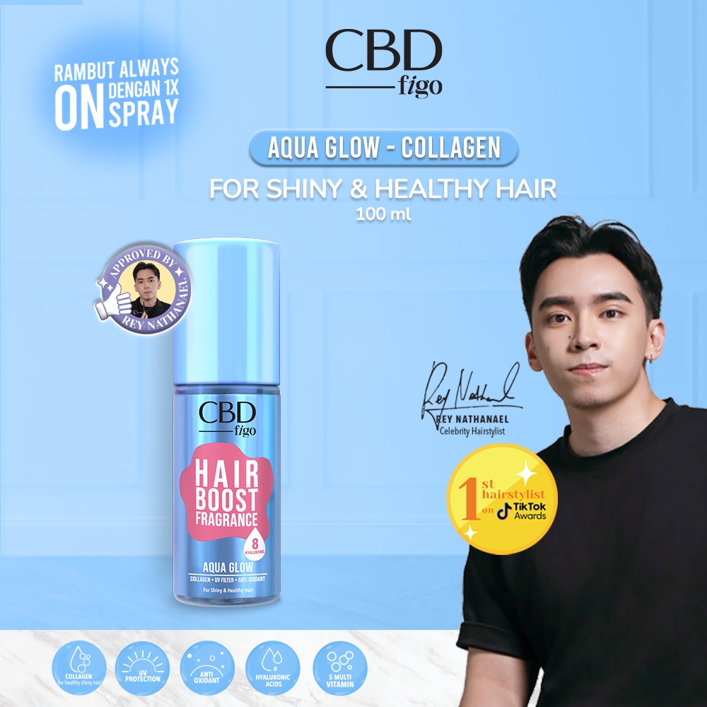 Jual CBD Figo Hair Boost Fragrance - Aqua Glow 100ml | Shopee Indonesia