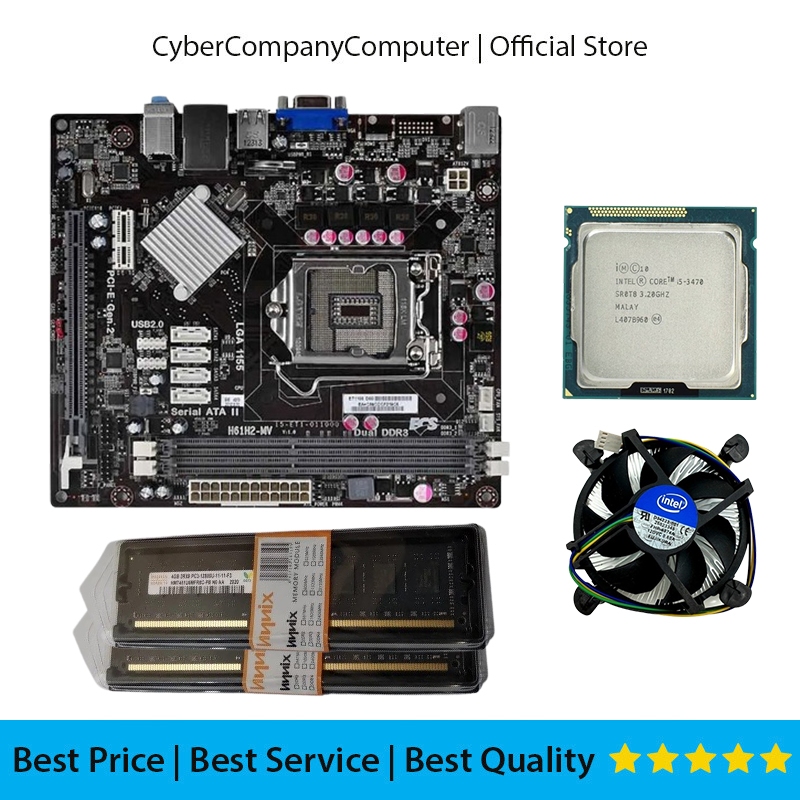Jual Paket Mobo Core i5 3470 - Motherboard H61 LGA 1155 Asrock/Gigabyte ...