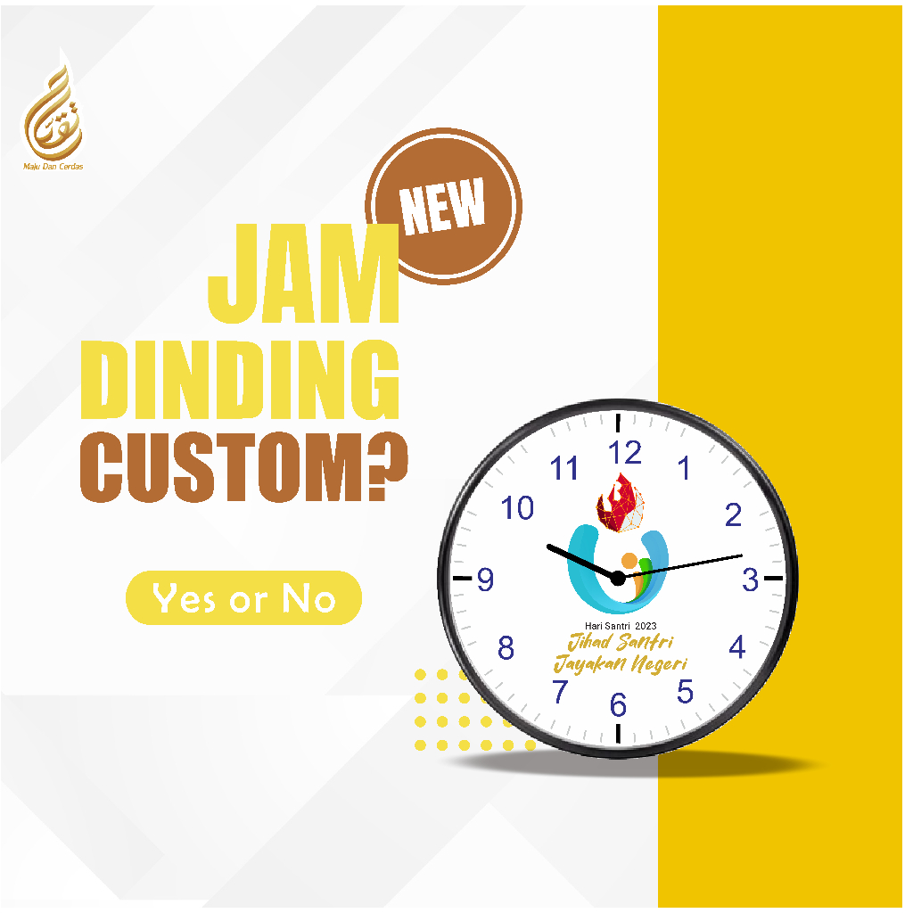 Jual JAM DINDING DESAIN CUSTOM | Shopee Indonesia
