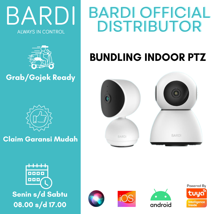Jual IP Camera Bardi Indoor PTZ CCTV Indoor Smart Bundle - Bardi IP ...