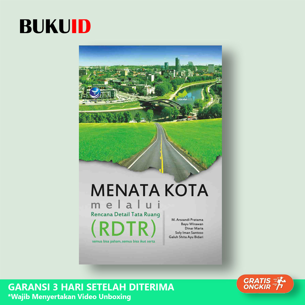 Jual Buku Menata Kota Melalui Rencana Detail Tata Ruang (RDTR ...