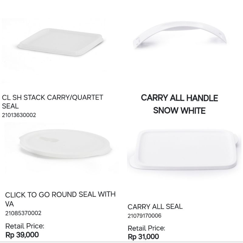 Jual tutup click to go/carry/handle PROMO seal ctg ORI handle ctg ...