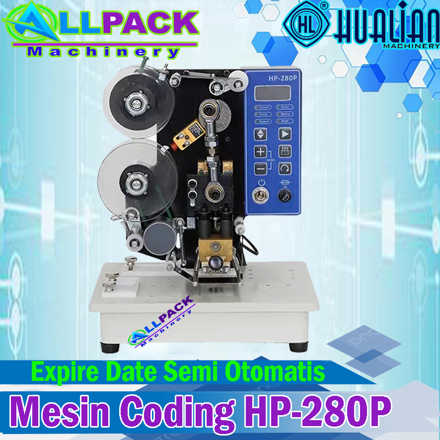 Jual Mesin Cetak Expired date semi auto coding machine HP-280P Hualian ...