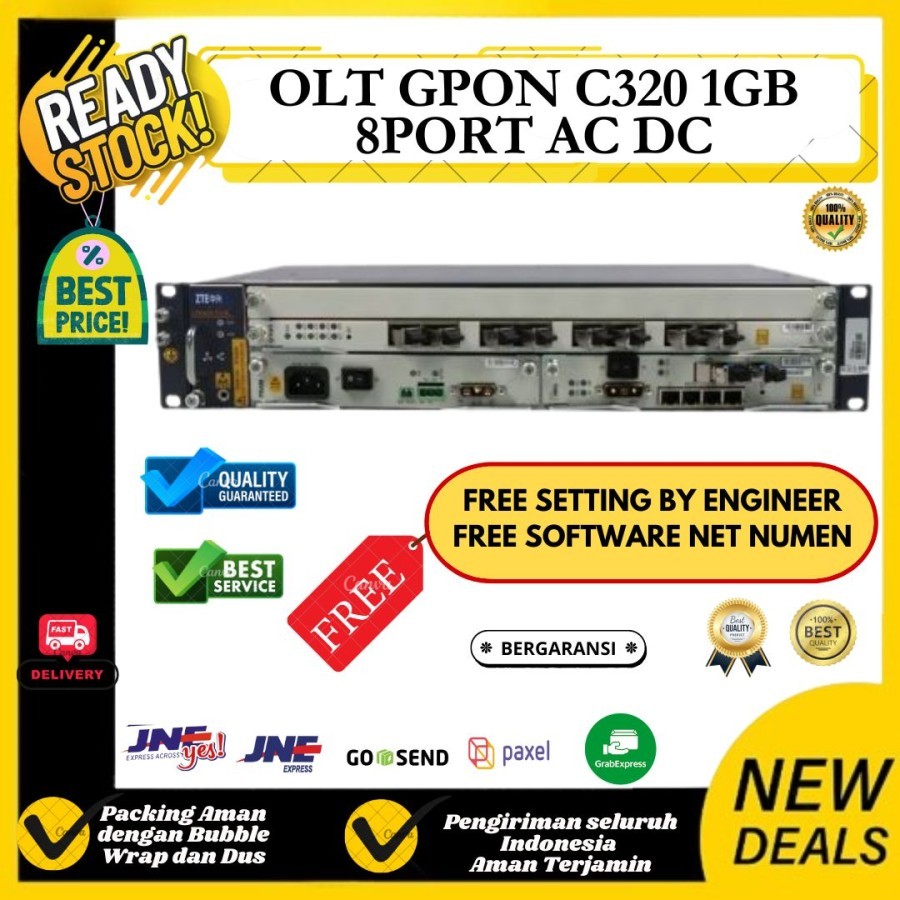 Jual OLT GPON C320 1GB 8PORT AC DC | Shopee Indonesia