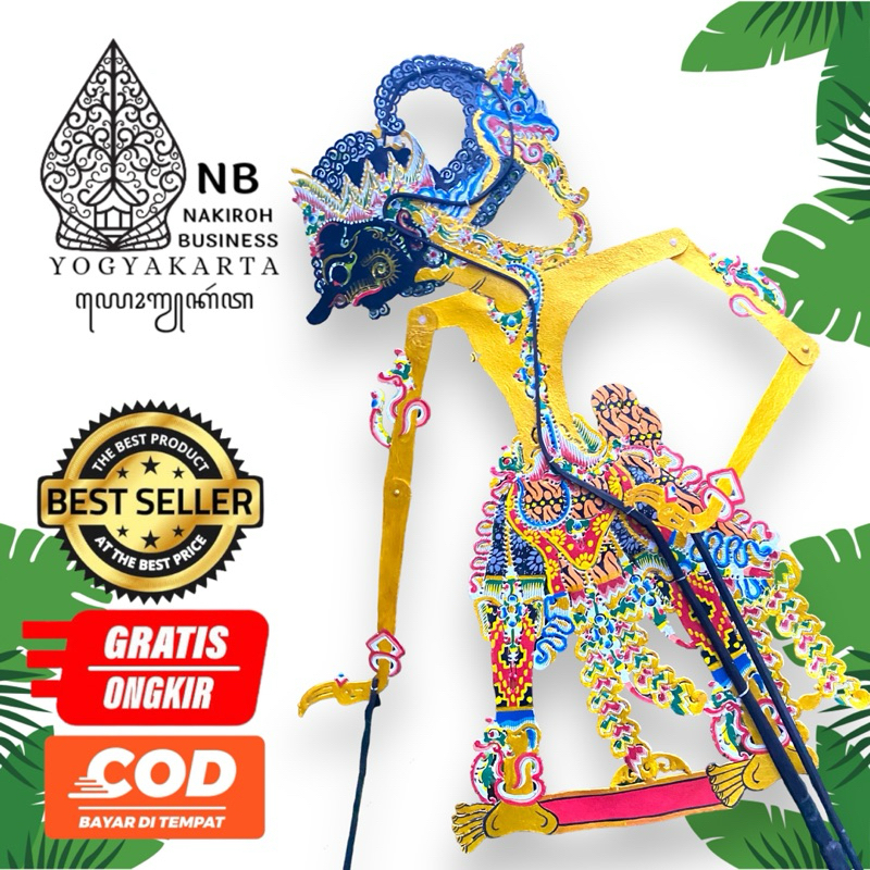 Jual NAKIROHBUSINESS Wayang Kulit ALUSAN Antareja / Ontorejo Emas Halus ...