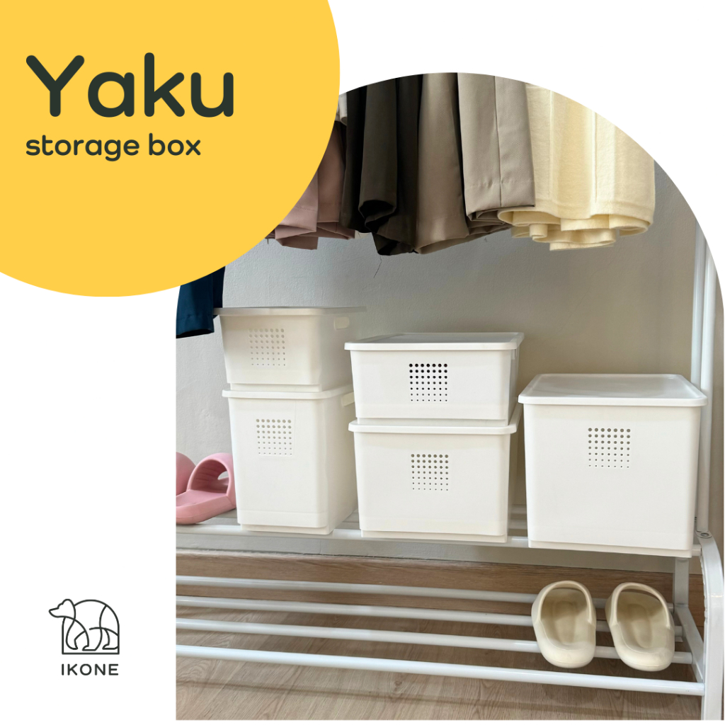 Jual 【IKONE】YAKU Kotak Penyimpanan Serbaguna Tutup Organizer Box ...