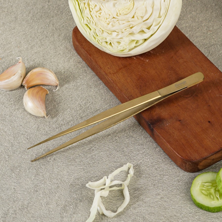 Jual Pinset Makanan Tweezer Ambrogio Sanelli Italy 15cm | Shopee Indonesia