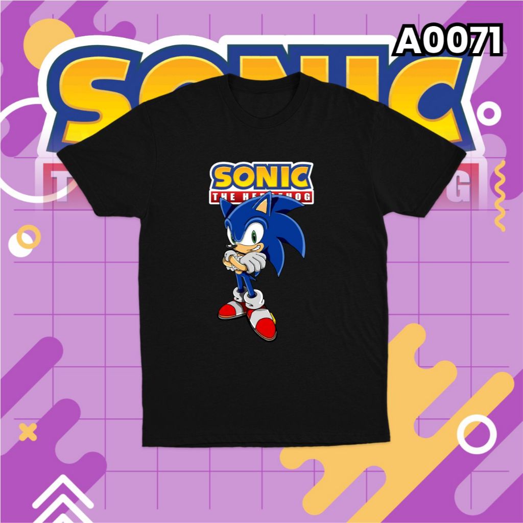 Jual A0071 Kaos Game Sonic The Hedgehog Ukuran Dewasa dan Anak | Shopee Indonesia