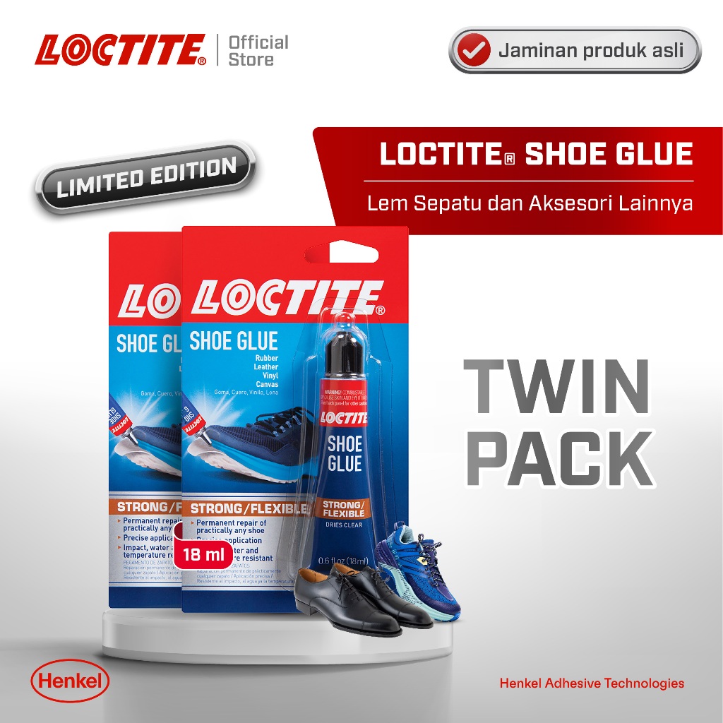 Jual Henkel LOCTITE Shoe Glue Fix And Repair Lem Sepatu / Lem Serbaguna ...