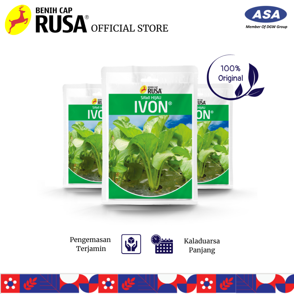 Jual Benih Cap Rusa - 4000 BENIH BIBIT BIJI SAWI CIASIM IVON - Kemasan ...