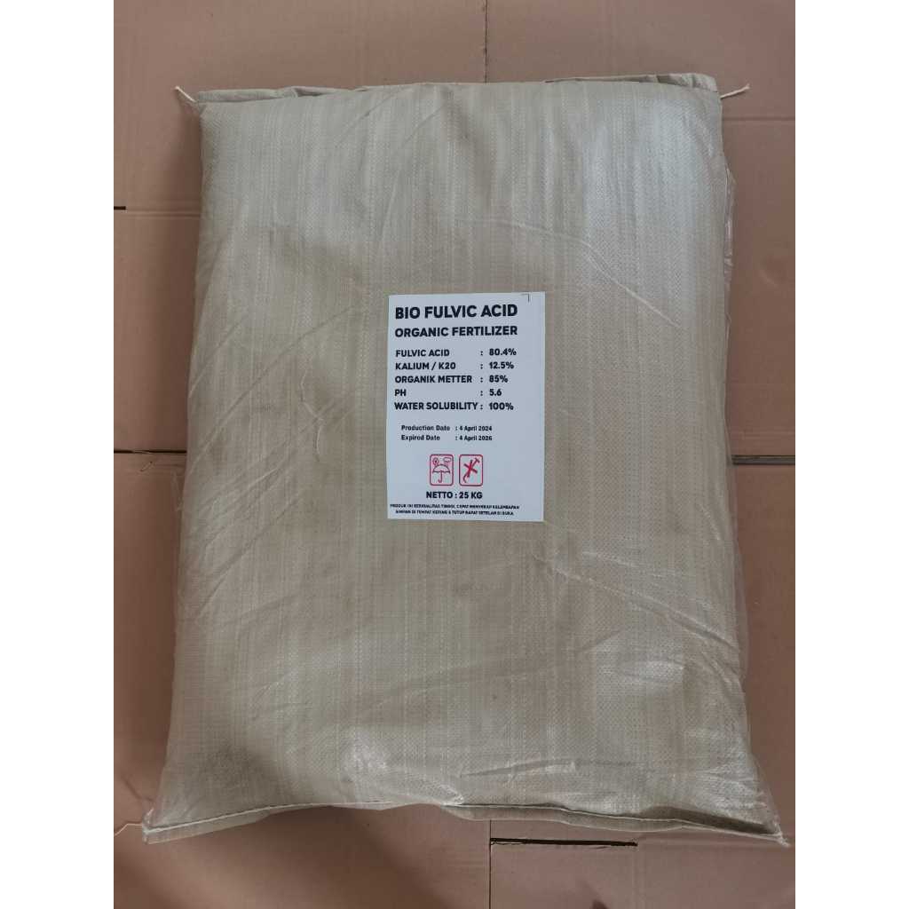 Jual Fulvat / Bio Fulvic Acid + K ( 25 kg ) Pupuk | Shopee Indonesia