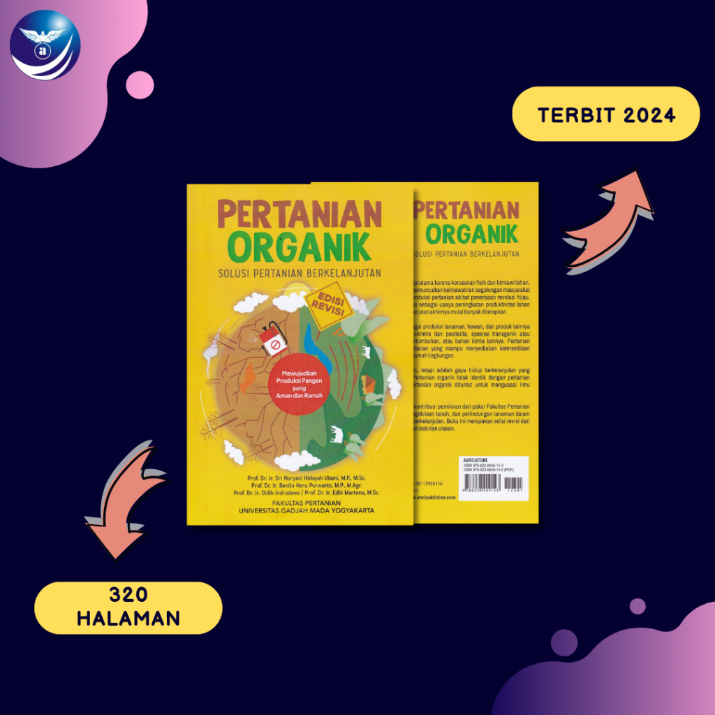 Jual Penerbit Andi - Buku Pertanian Organik: Solusi Pertanian Berkelanjutan Edisi Revisi - Prof ...