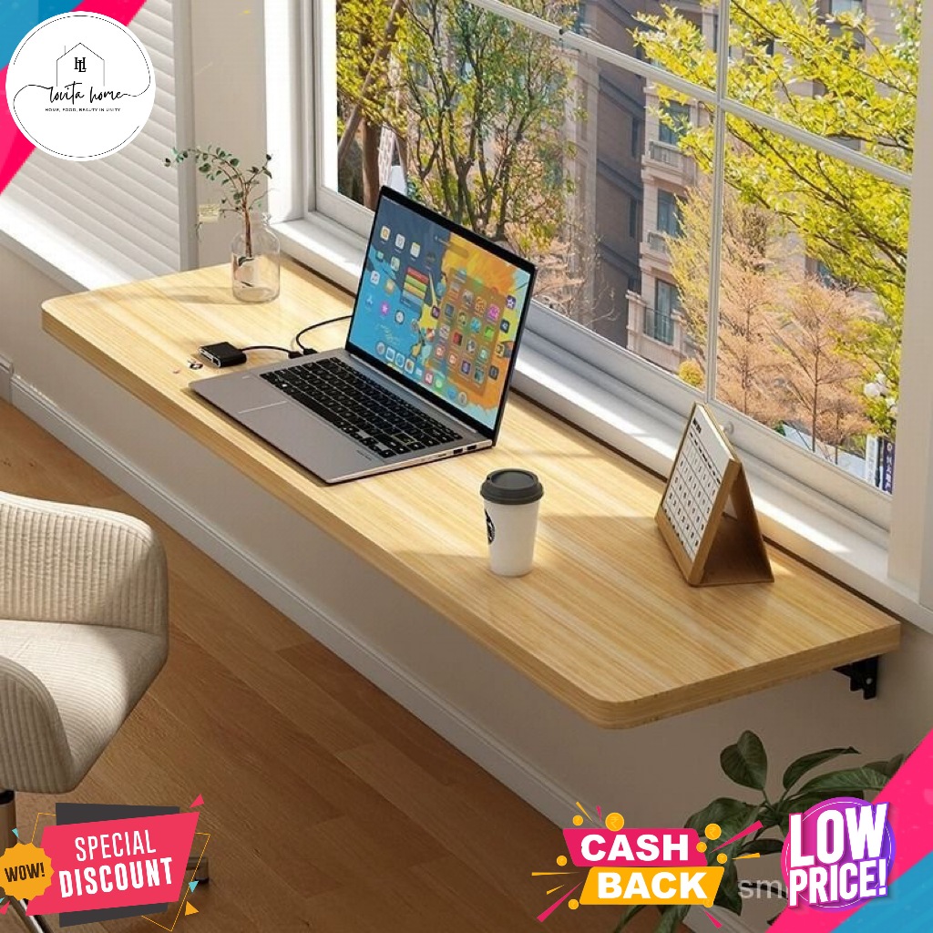 Jual Meja Dinding Lipat / Rak Dinding Lipat Minimalis / Meja Lipat ...