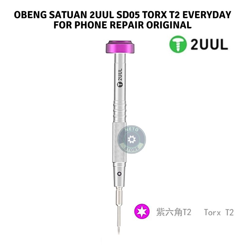 Jual OBENG SATUAN 2UUL SD05 TORX T2 EVERYDAY FOR PHONE REPAIR ORIGINAL ...