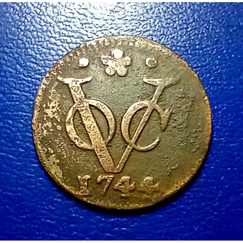 Jual Koin VOC 1 Duit Holland 1744 | Shopee Indonesia
