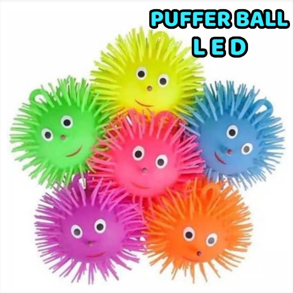 Jual Smile - Mainan Anak Ubur Ubur Bola Lampu Puffer Ball / Mainan Yoyo ...