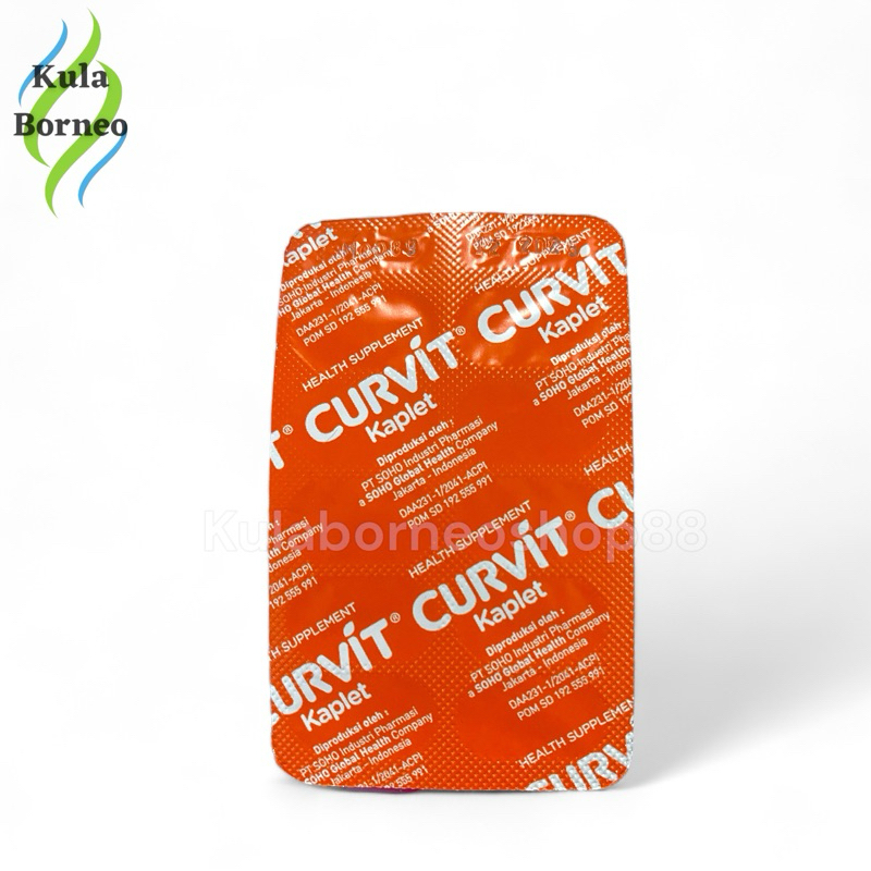 Jual Curvit 10 Kaplet - Multivitamin Nafsu Makan | Shopee Indonesia