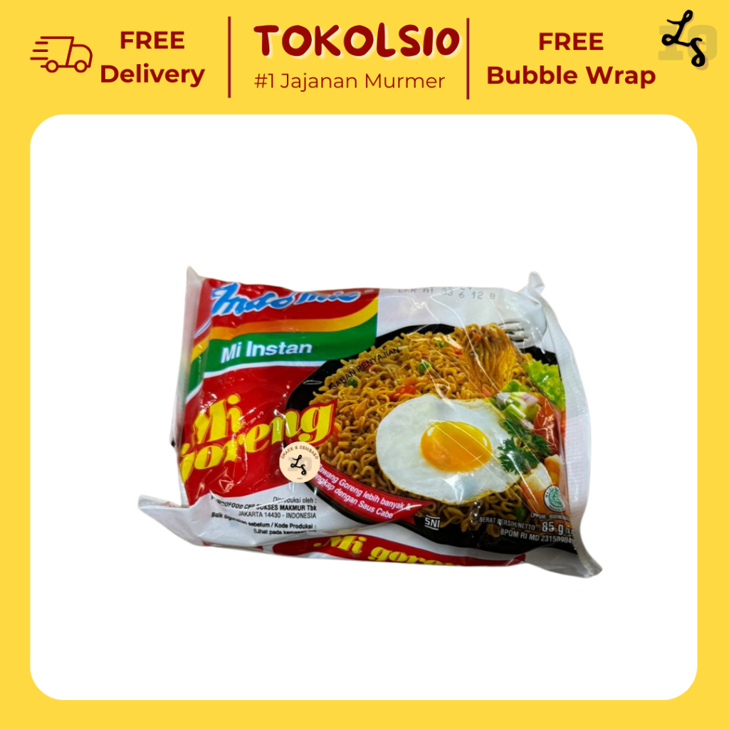 Jual Indomie Mie Instan Rasa Goreng/Kuah Rasa Kari/Ayam Bawang/Soto ...