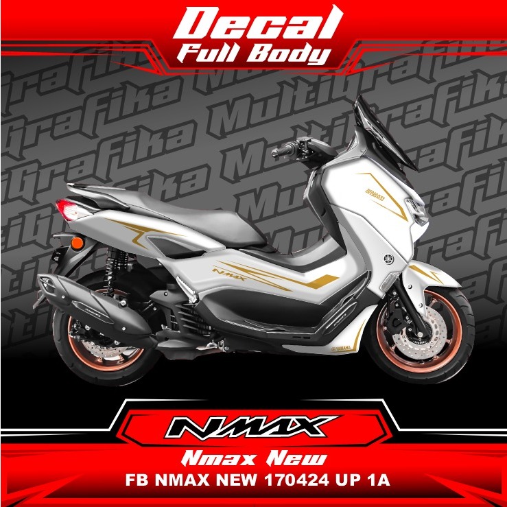 Jual Stiker Sticker Decal Motor YAMAHA NMAX NEW Full Body Motif Garis ...