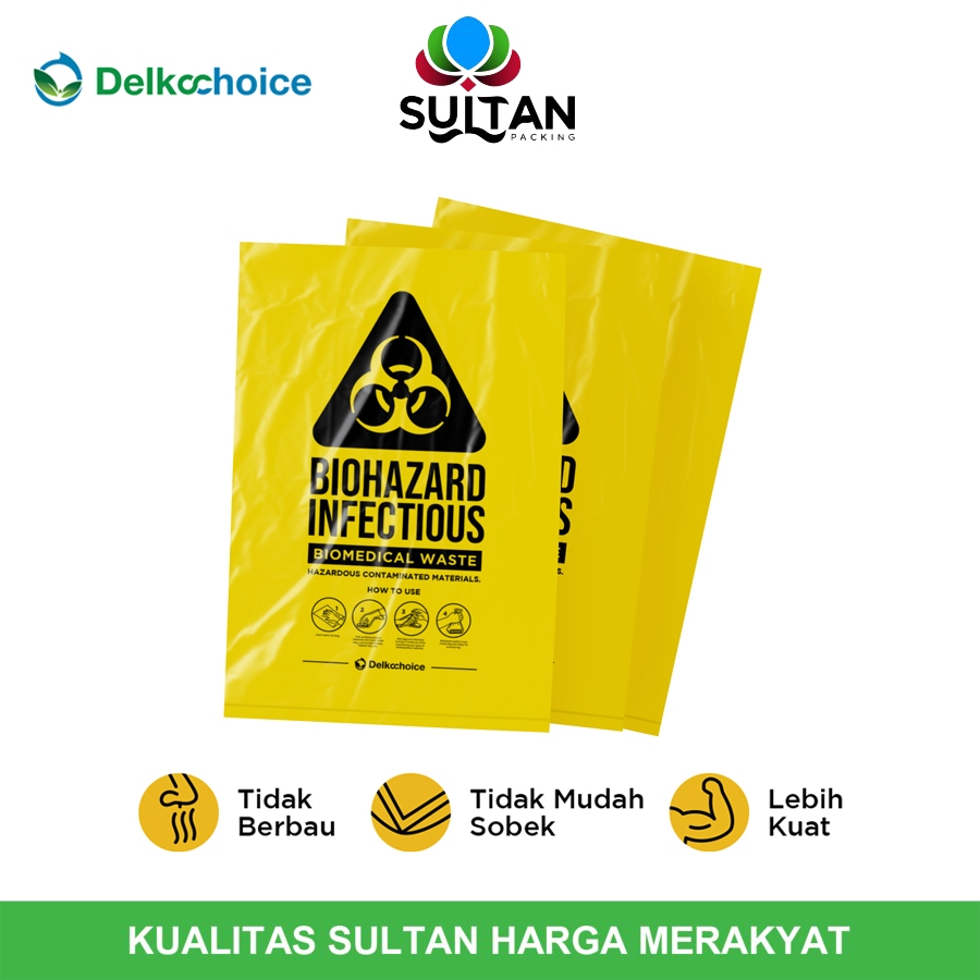 Jual Kantong Plastik Sampah BioHazzard Plastik Sampah Limbah Medis ...