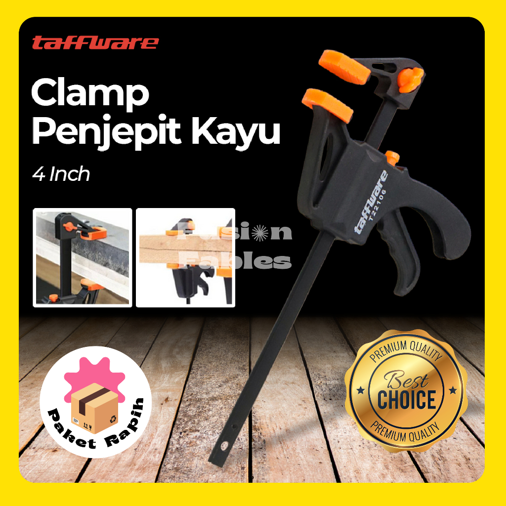 Jual Penjepit Kayu dan Meja - Taffware Speed Squeeze Ratcheting Clamp ...