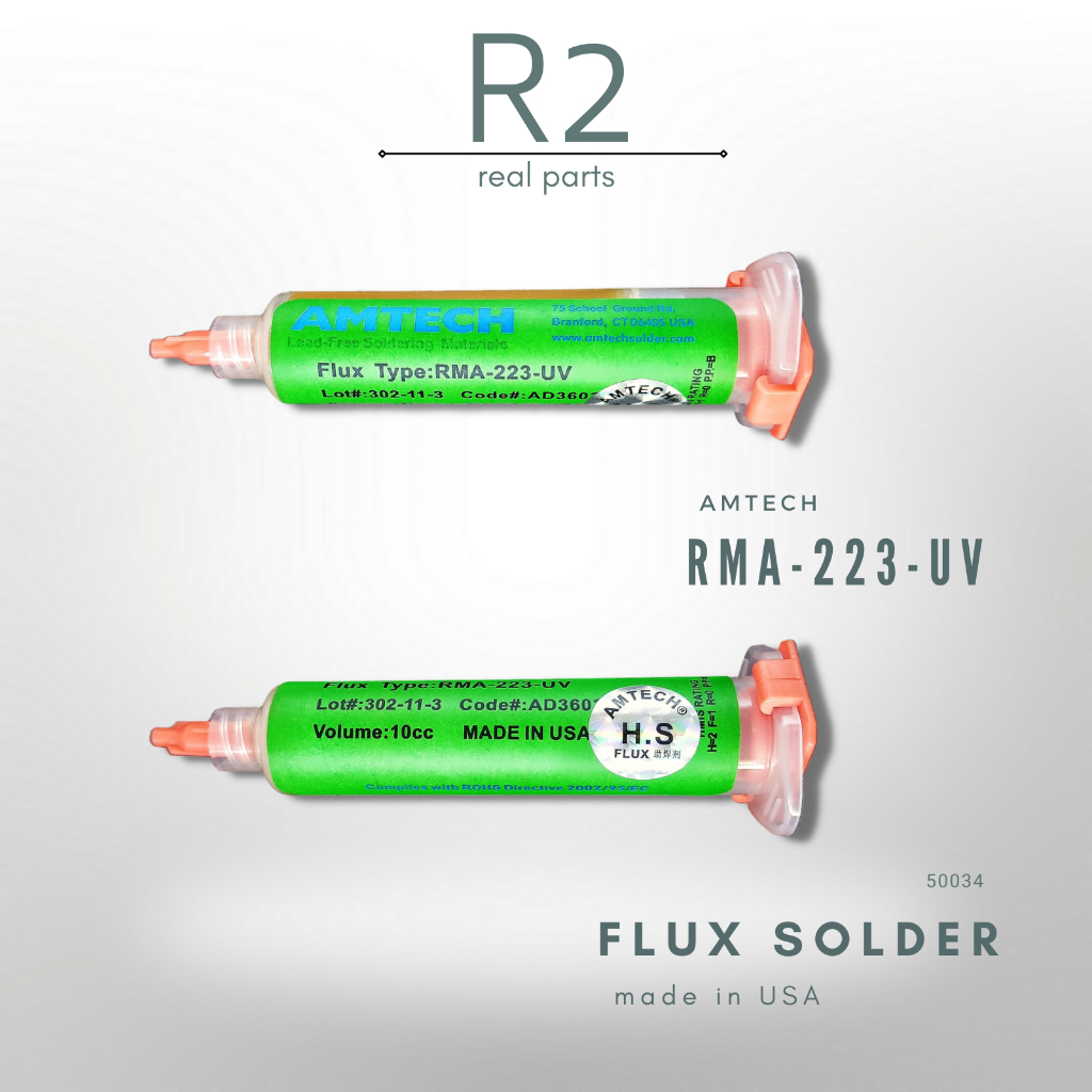 Jual Paste Flux Solder Blower Hotair AMTECH RMA-223-UV Original MADE IN ...