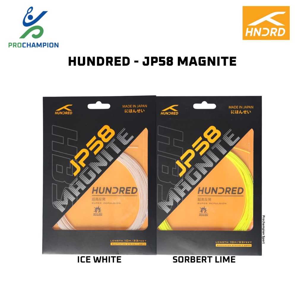 Jual Senar Raket Badminton String Hundred JP 58 JP58 Magnite | Shopee ...