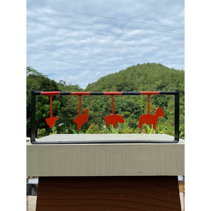 Jual METSIL | Metal Siluet | Sasaran Target isi 5 Hewan | Shopee Indonesia