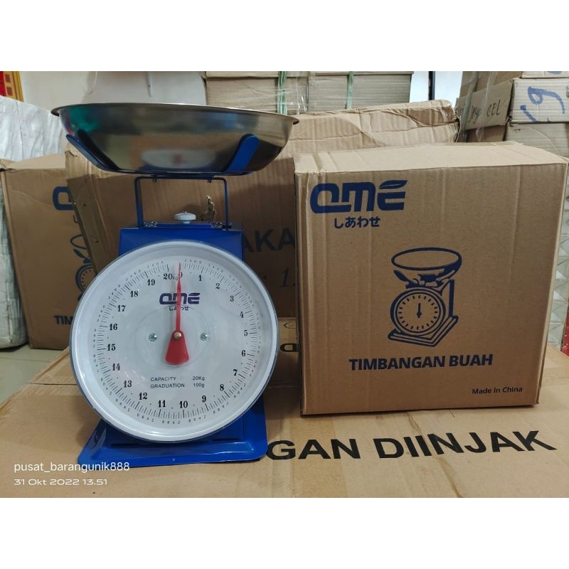 Jual Timbangan Duduk Qme 10kg,15kg, 20kg | Shopee Indonesia