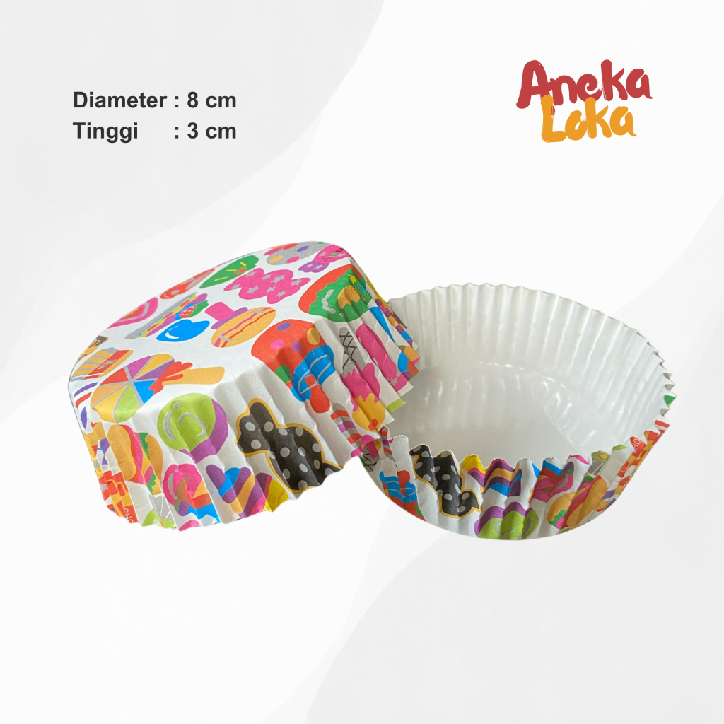 Jual Cup Roti Laminasi DM 8cm Bulat Ice Cream 200pcs | Shopee Indonesia
