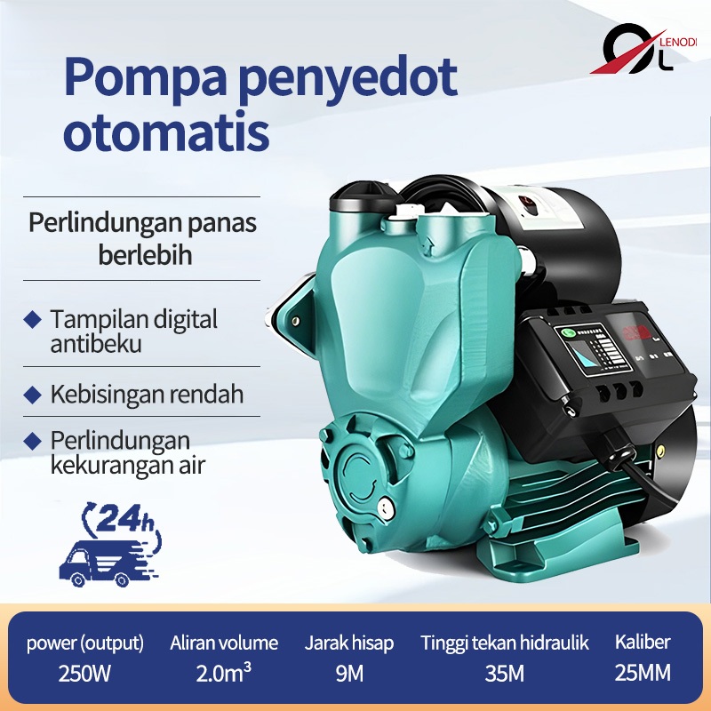 Jual QL Pompa air Otomatis 250W / Booster Pump Mesin Pendorong Air / Listrik Pompa Pendorong ...