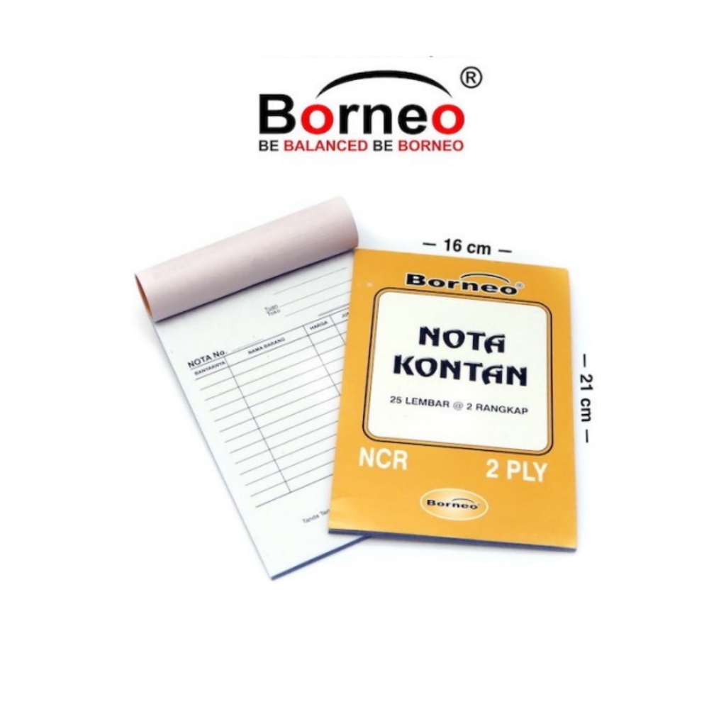 Jual NOTA KONTAN BESAR 2 Ply (25 Lbr) - Buku Nota / Nota Bon | Shopee ...