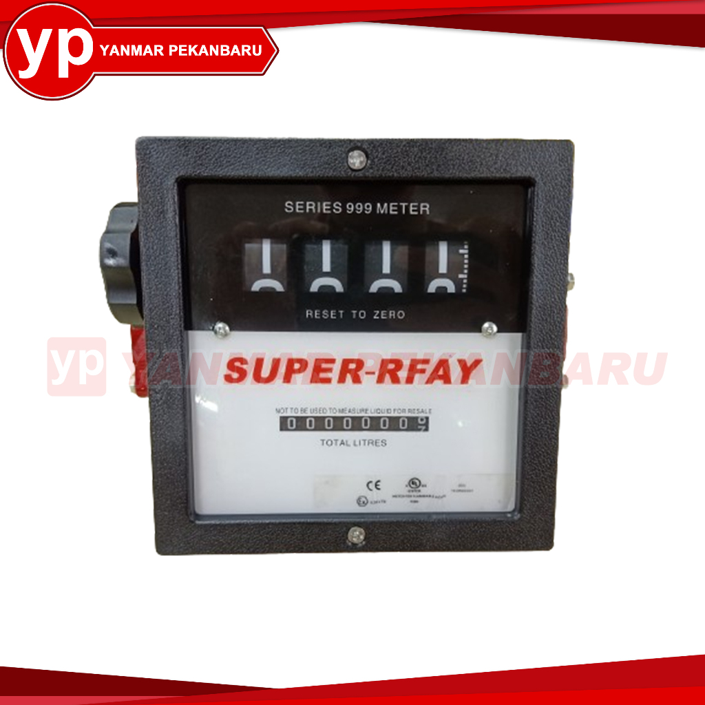 Jual Meteran Minyak Flow Meter SUPER RFAY 1,5" 4 Digit | Shopee Indonesia